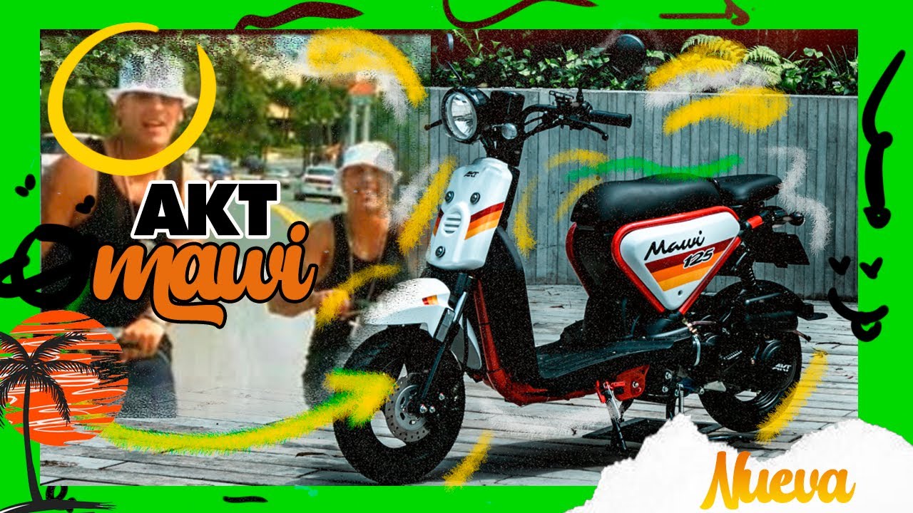 🌴Nueva AKT MAWI 2024 una moto muy CANGRI / reee parchada - YouTube