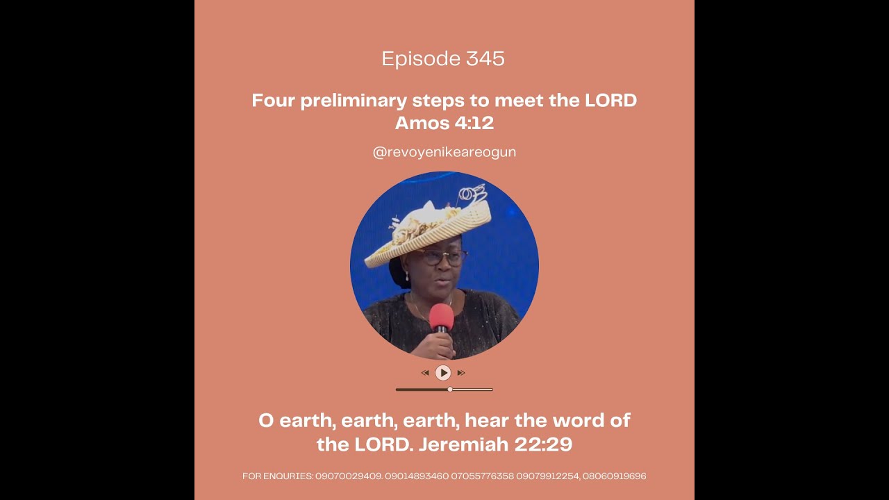 Episode 345- "O earth, earth, earth, hear the word of the LORD" series ...
