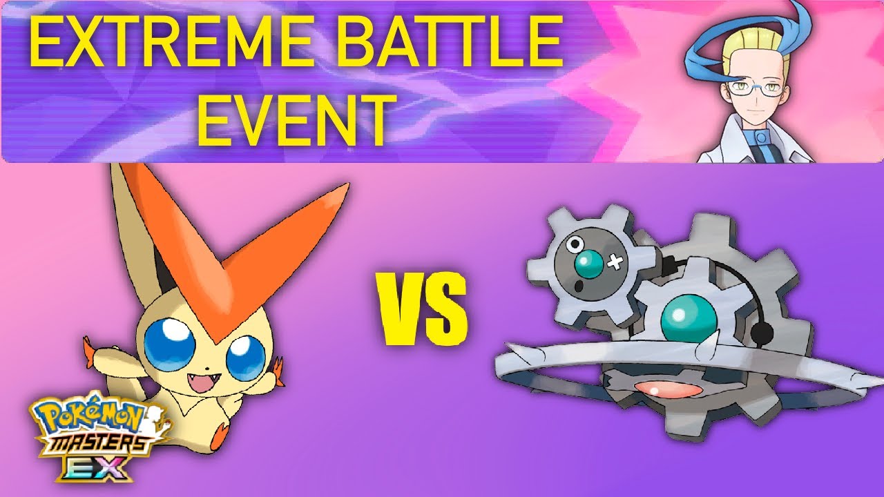 Pokemon Master EX : Victini VS Extreme Battle Event Take on Colress ...