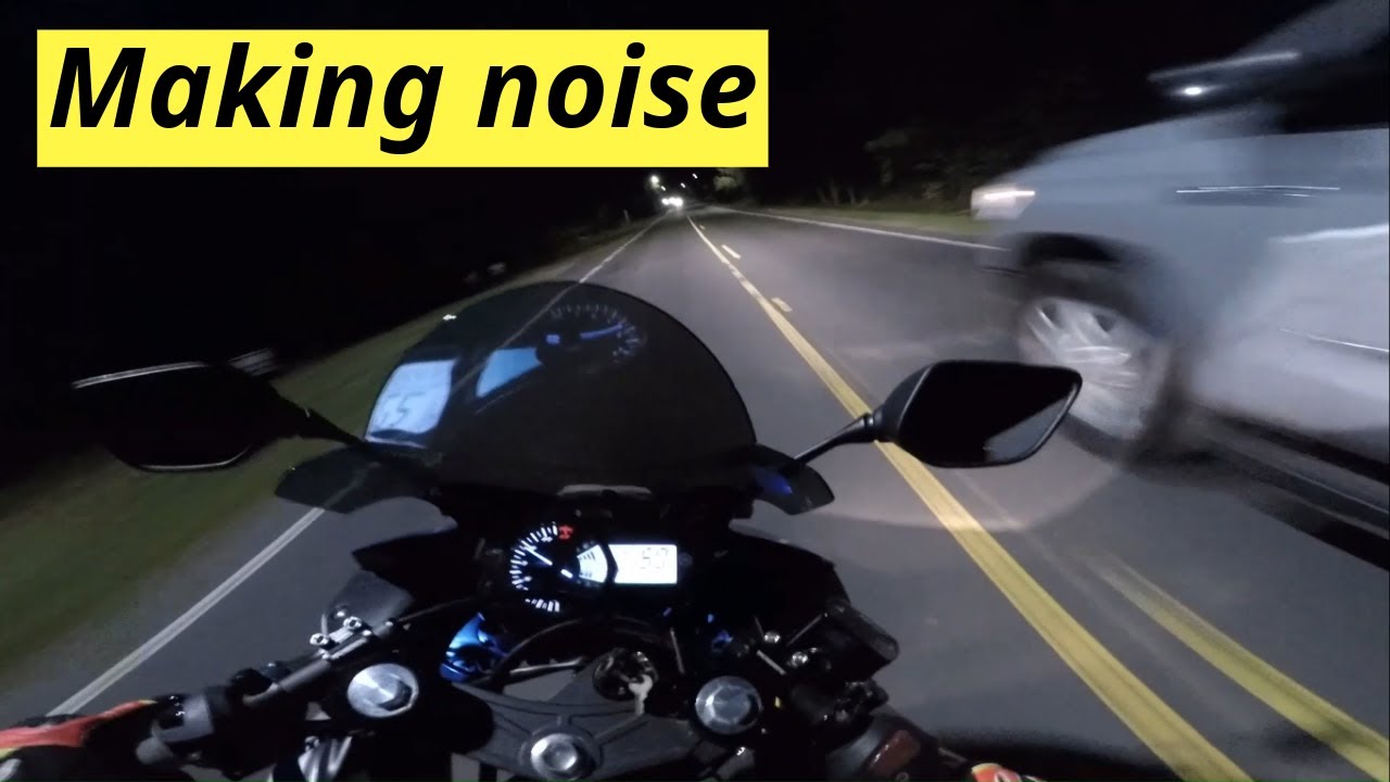 R3 Night Ride Pure Sound - Full Akrapovic without DB Killer - YouTube