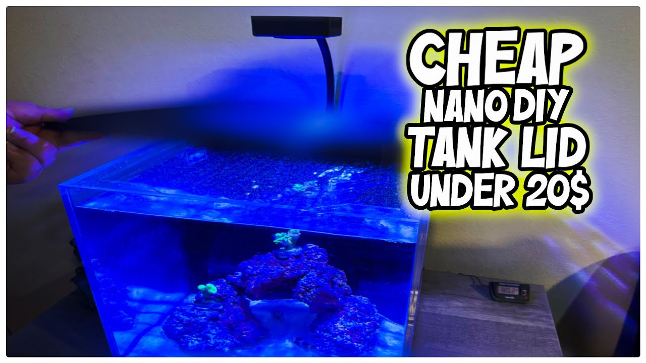 EASY DIY AQUARIUM NANO TANK LID - YouTube