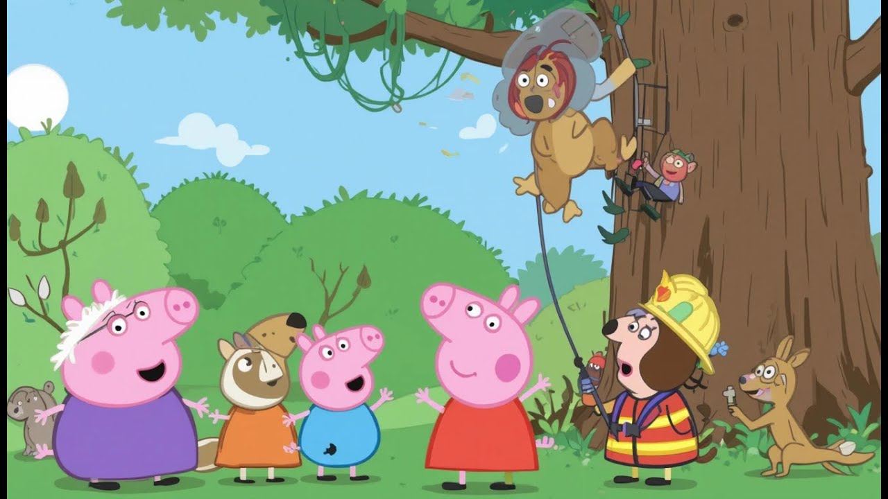 peppa Mr Cat Gets Stuck in a Tree! 🚨 Peppa Pig Official Full Episodes ...