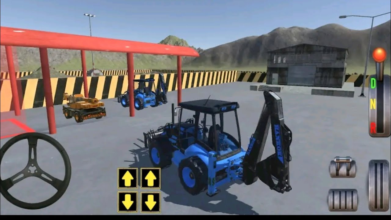 Big Blue Jcb Excavator Frame 3D 🔵 — Android Games Download Free Now ...