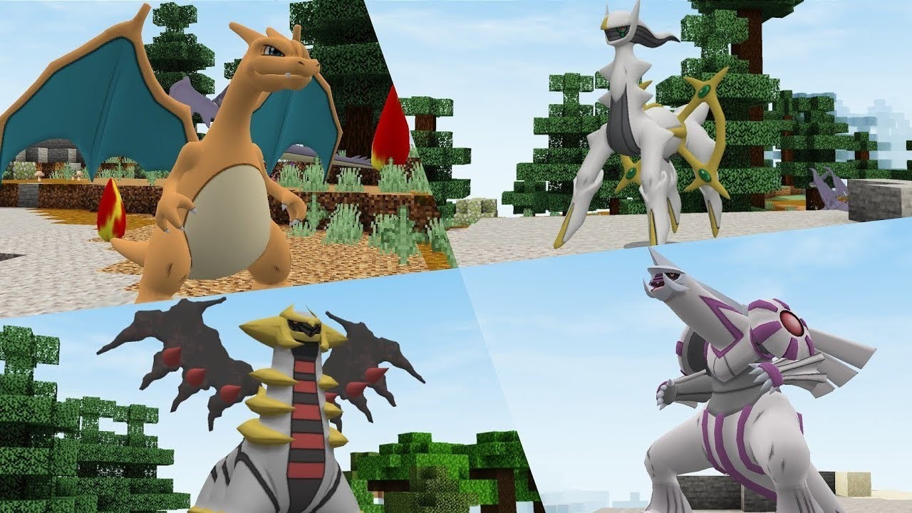Addon POKEMON 3D REALISTIS Di MCPE ?! Ada MEGA CHARIZARD + Pokemon ...