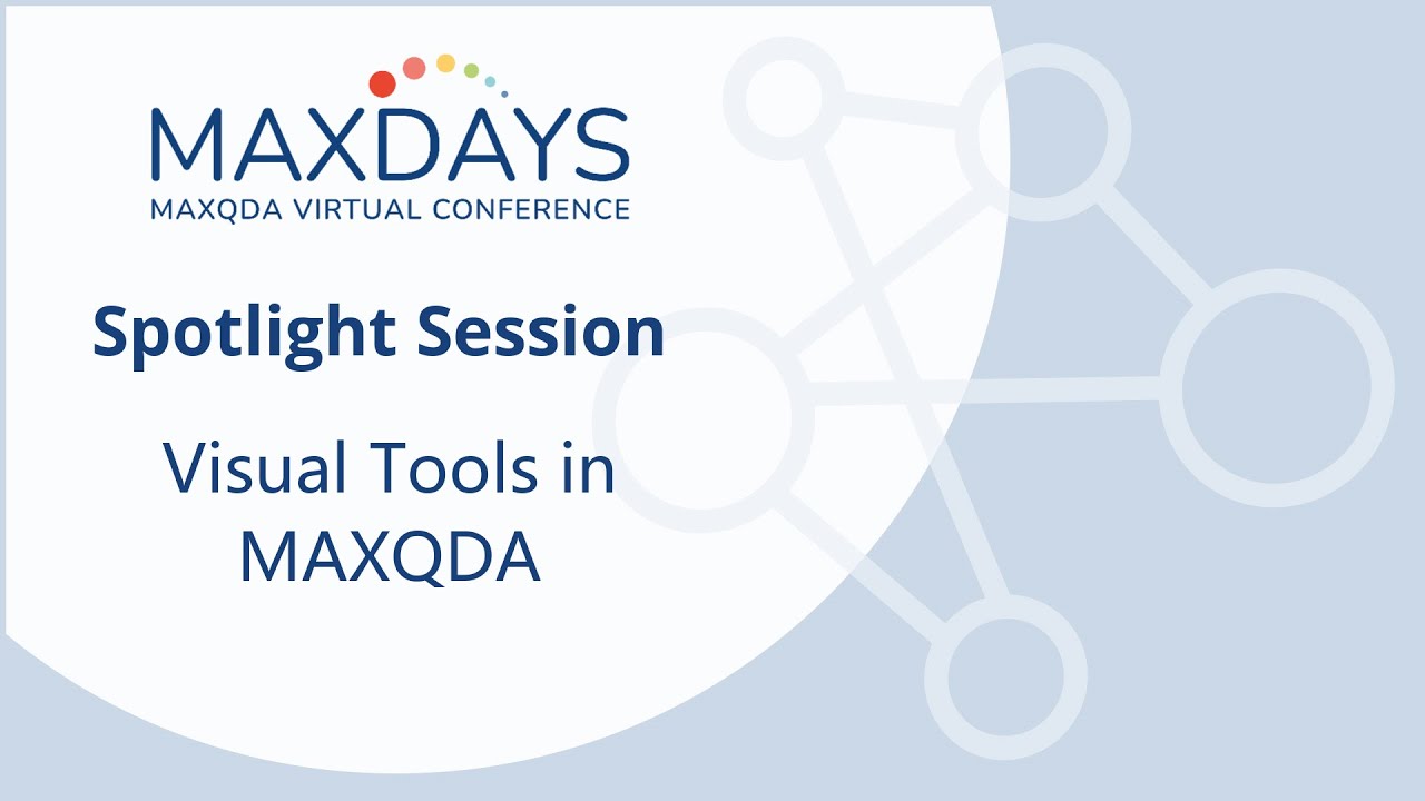 MAXDAYS 2023 Spotlight Session: Visual Tools in MAXQDA - YouTube