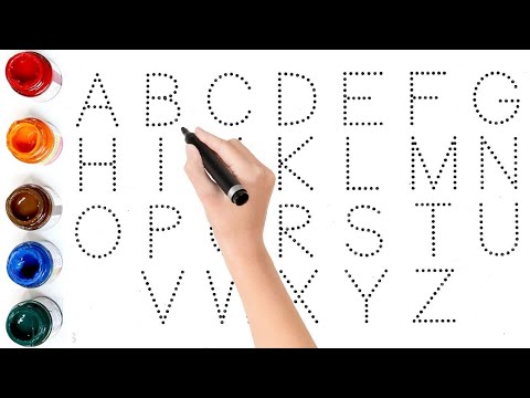 Collection of alphabet colordraw colouring for kids | Easy draw and ...
