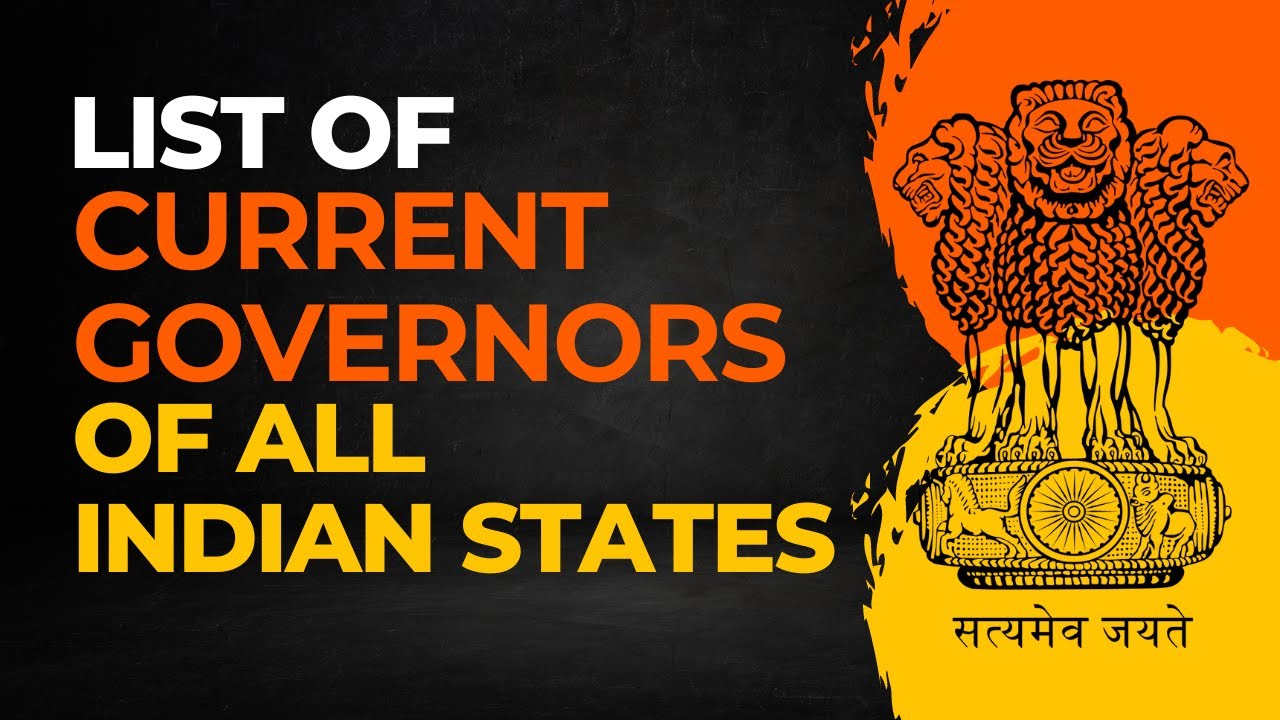 List Of Current Governors Of All Indian States 2023 #india # ...