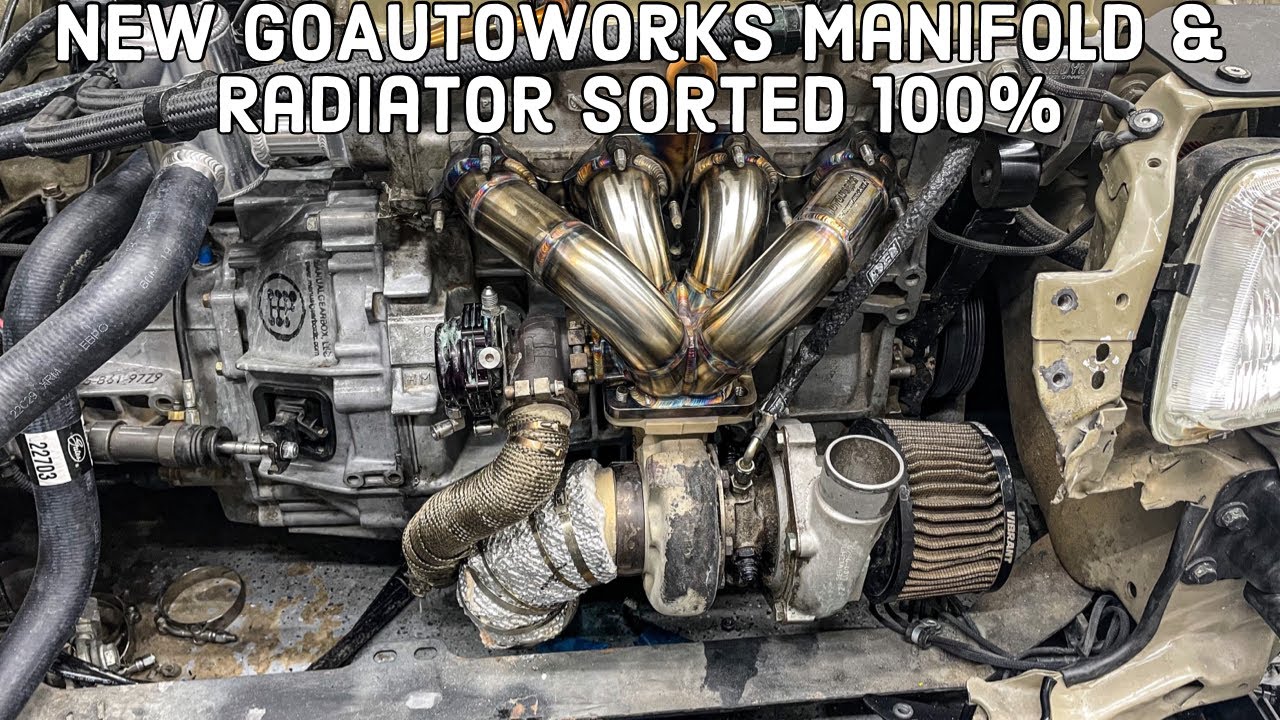 CRX Go-Autoworks Manifold & Scirocco Radiator - YouTube