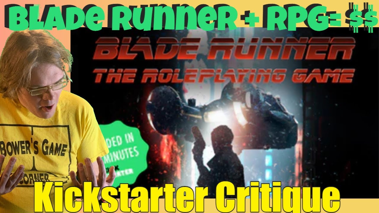 Blade Runner - The Roleplaying Game - Kickstarter Critique Review - YouTube