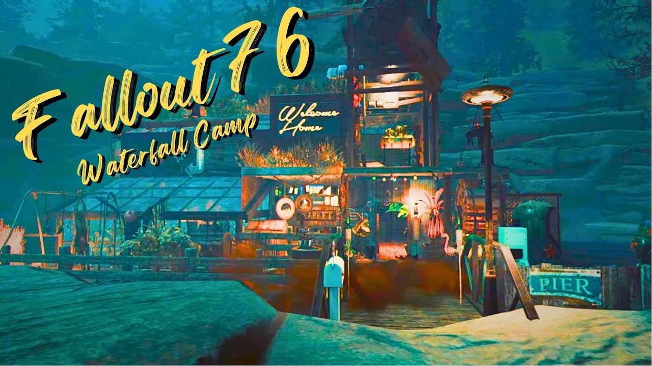 Waterfall Camp | Fallout 76 Camp Tour - YouTube