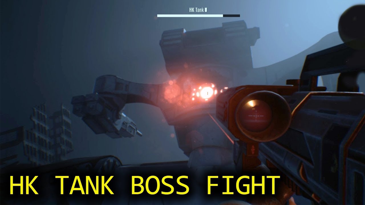 Terminator resistance HK Tank Boss Fight Gameplay - YouTube