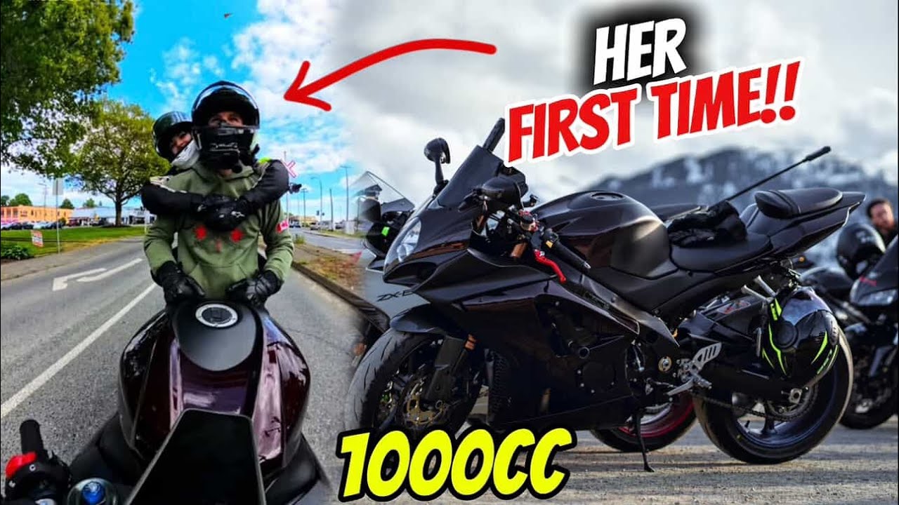 GSXR rider takes GIRL FOR FIRST RIDE ON A SUPERBIKE - Motovlog 001 ...