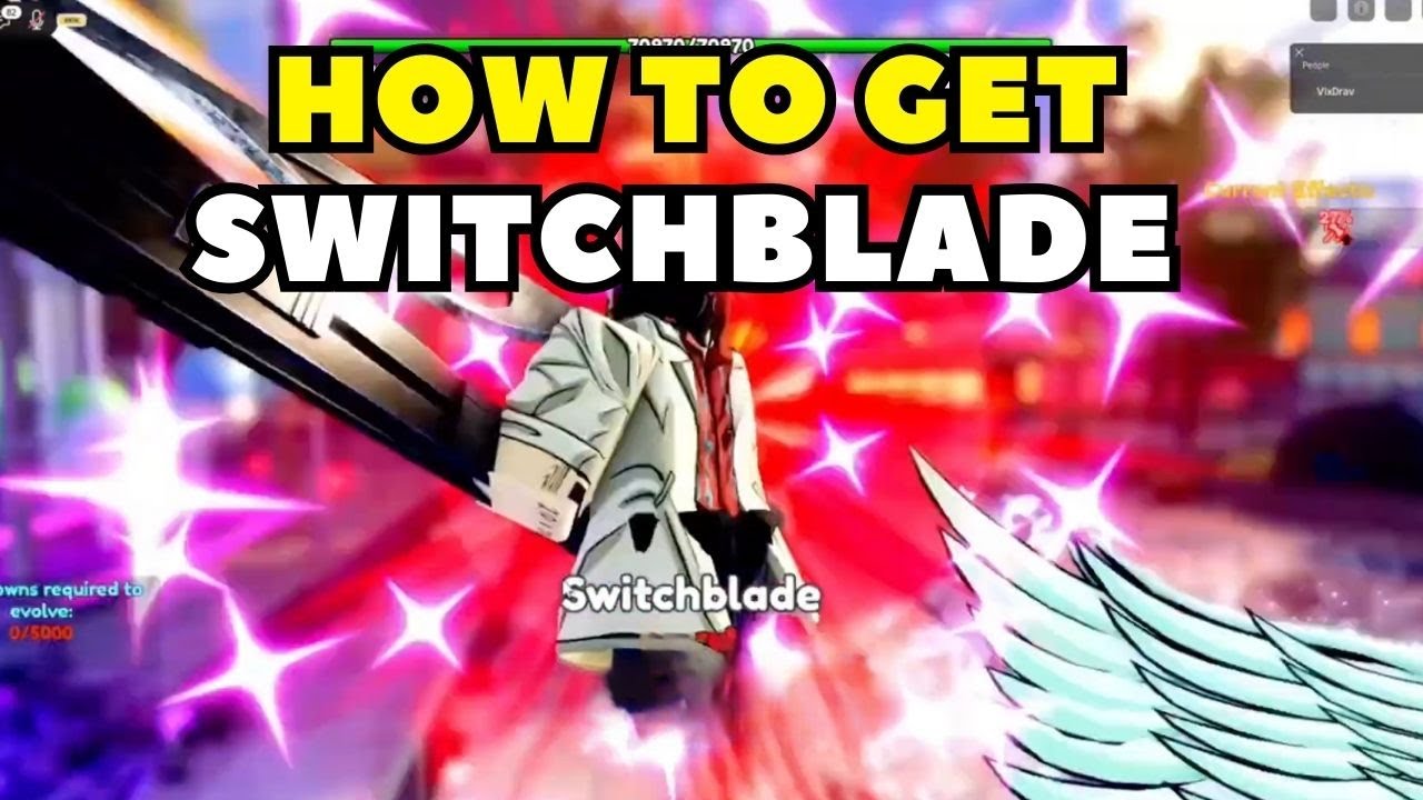 How to Get Switchblade in Anime Adventures I EASY GUIDE - YouTube