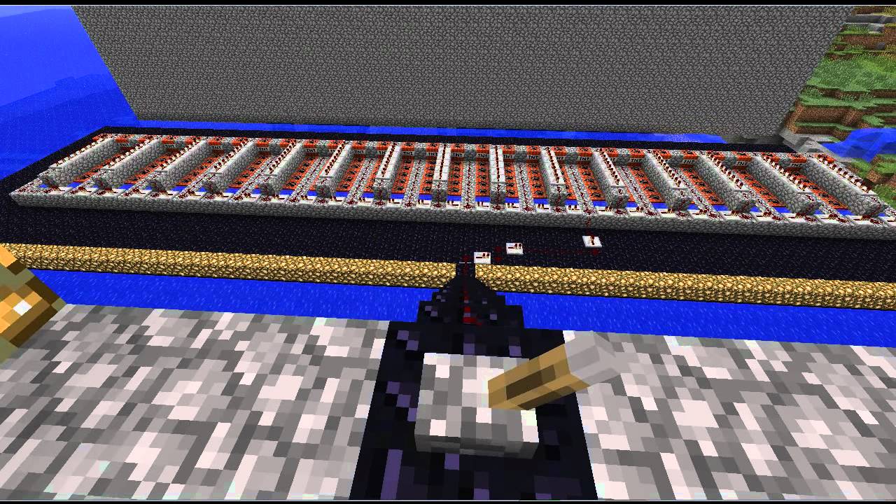 Minecraft: Giant TNT cannon [HD] Trailer - YouTube