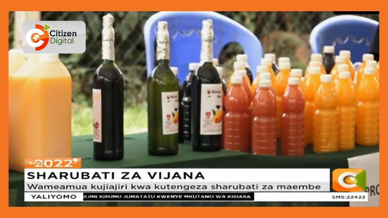 Kundi la vijana Siaya lajihusisha na biashara ya kuongeza sharubati ...