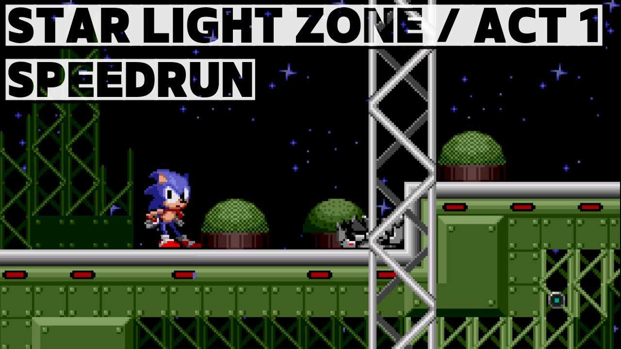 An Average Speedrun of STAR LIGHT ZONE ACT 1 (with Max Control Sonic ...
