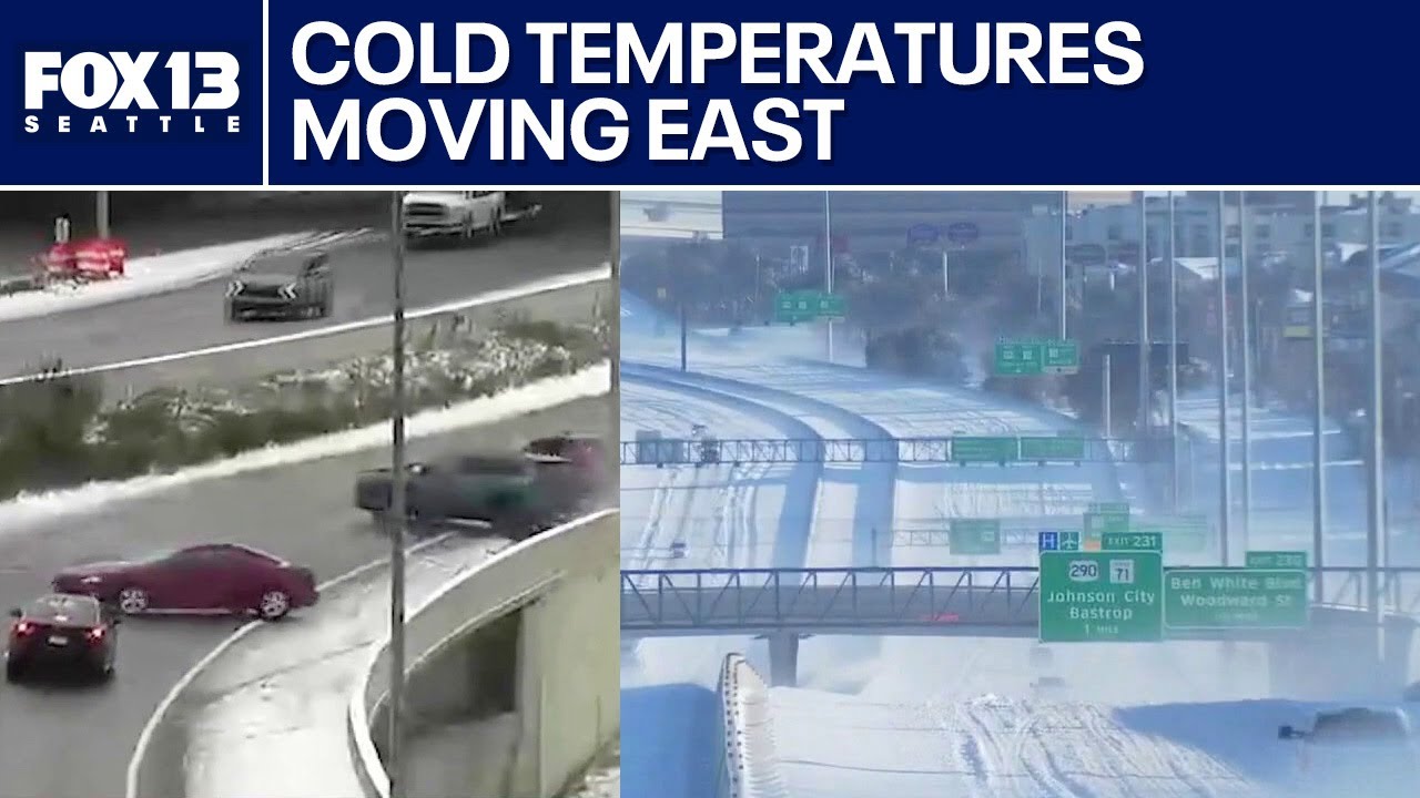 Bitter cold temperatures creating dangerous driving conditions in ...