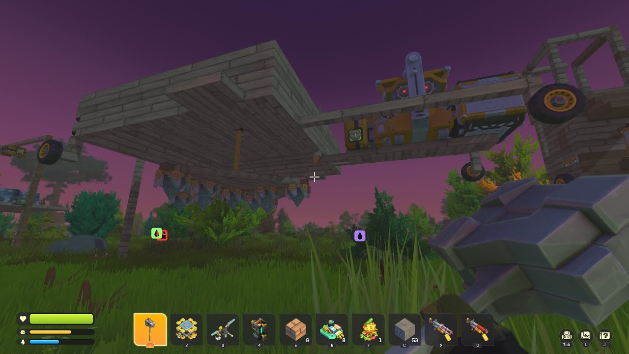 Scrap Mechanic - Mining Car Demonstration Video - YouTube