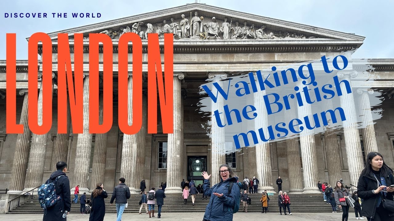 London 🏴󠁧󠁢󠁥󠁮󠁧󠁿 🇬🇧 | walk from Russel square to the British Museum ...