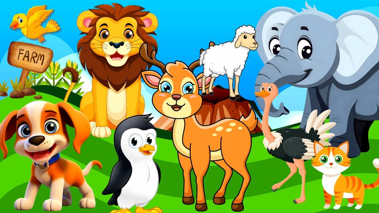🐶 Animal Sound Song | Animal Sounds Song For Kids | Farm Animal Song ...