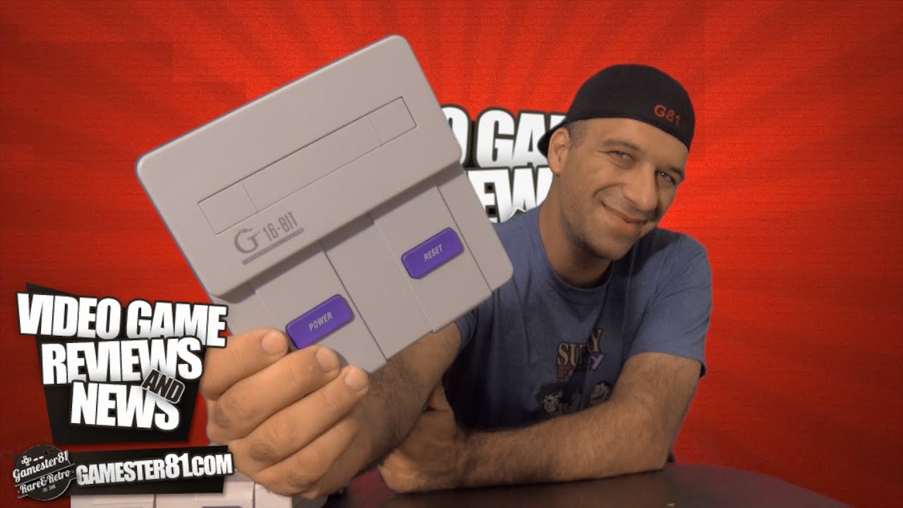 New 16 Bit Entertainment System Review - Gamester81 - YouTube