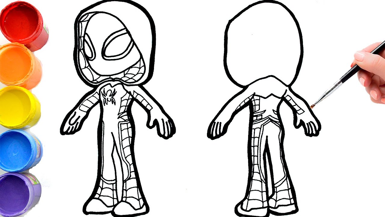 🔴🔴Drawings of the Marvel's Spidey and His Amazing Friends - How to draw ...