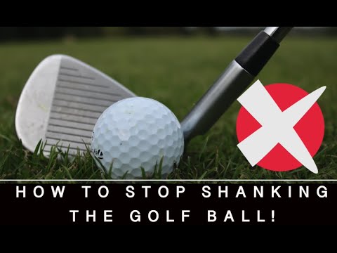 HOW TO STOP SHANKING THE GOLF BALL!! - YouTube