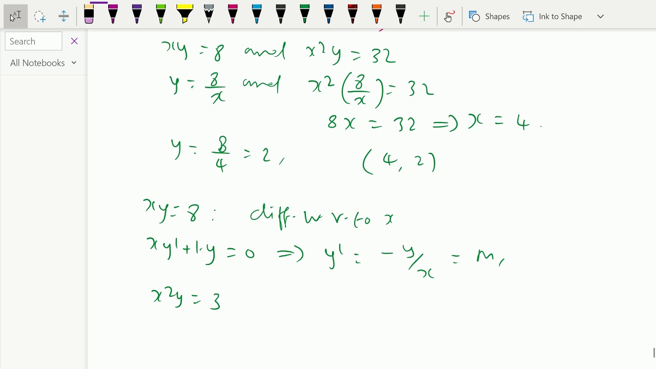 Differentiation : - ( Angle of intersection of two curves ) - 75. - YouTube