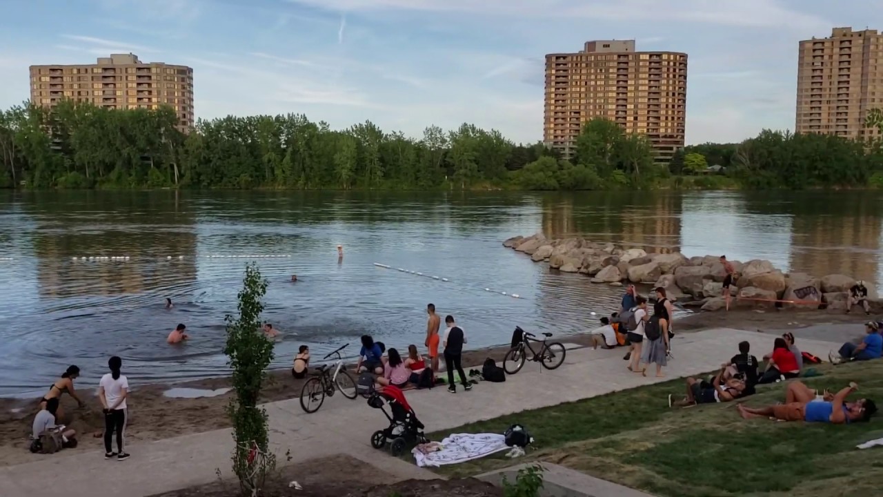 The new Verdun Beach is now open - YouTube