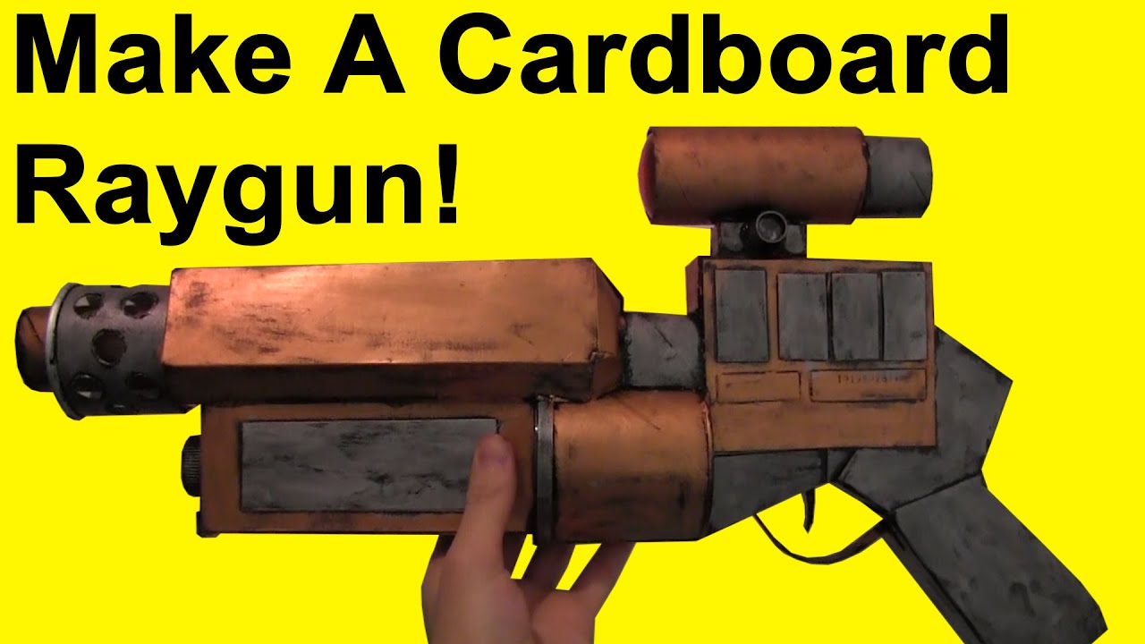 How to Make a Cardboard Space Blaster (DIY) - YouTube