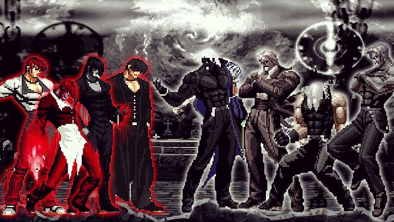 [KOF Mugen] Scary Iori Yagami Team Vs Ultimate Bosses Rugal Team - YouTube