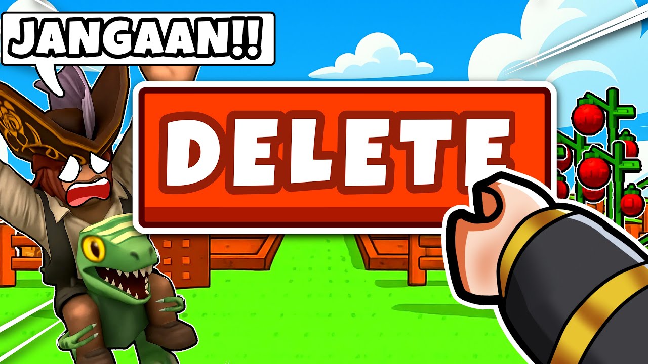 Gagal Tantangan Ini, DELETE ROBLOX! Aku Tantang YouTuber Ini di Grow a ...