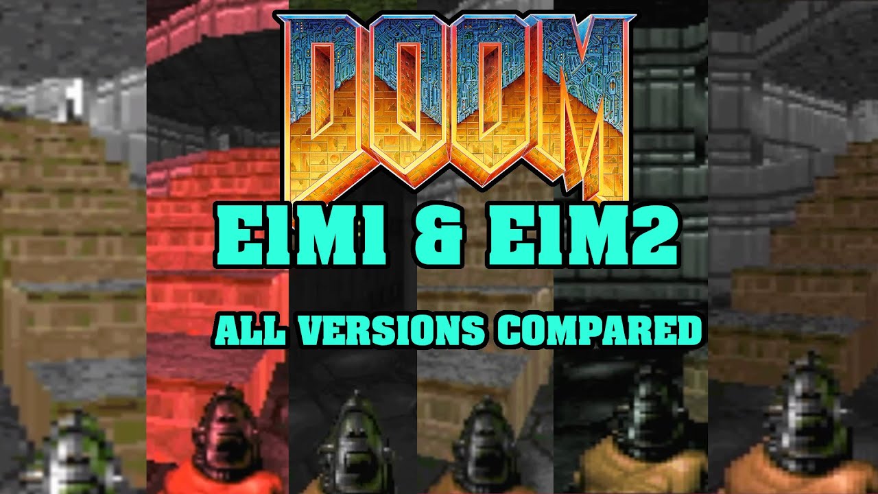 DOOM E1M1 & E1M2 Comparison | All Official Ports (PC, 32X, Jaguar, SNES, PSX, 3DO, Saturn, GBA ...