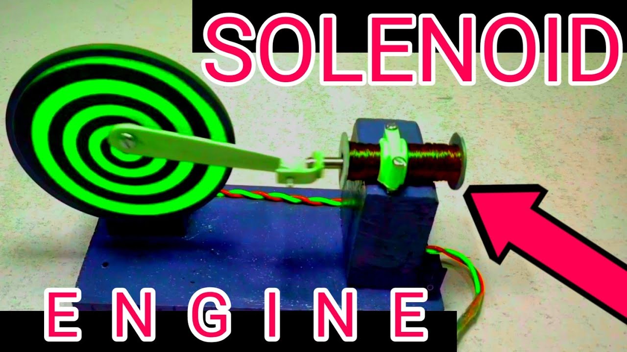 अब खुद बनाये Solenoid Engine | How To Make A V2 Solenoid Engine | Diy ...