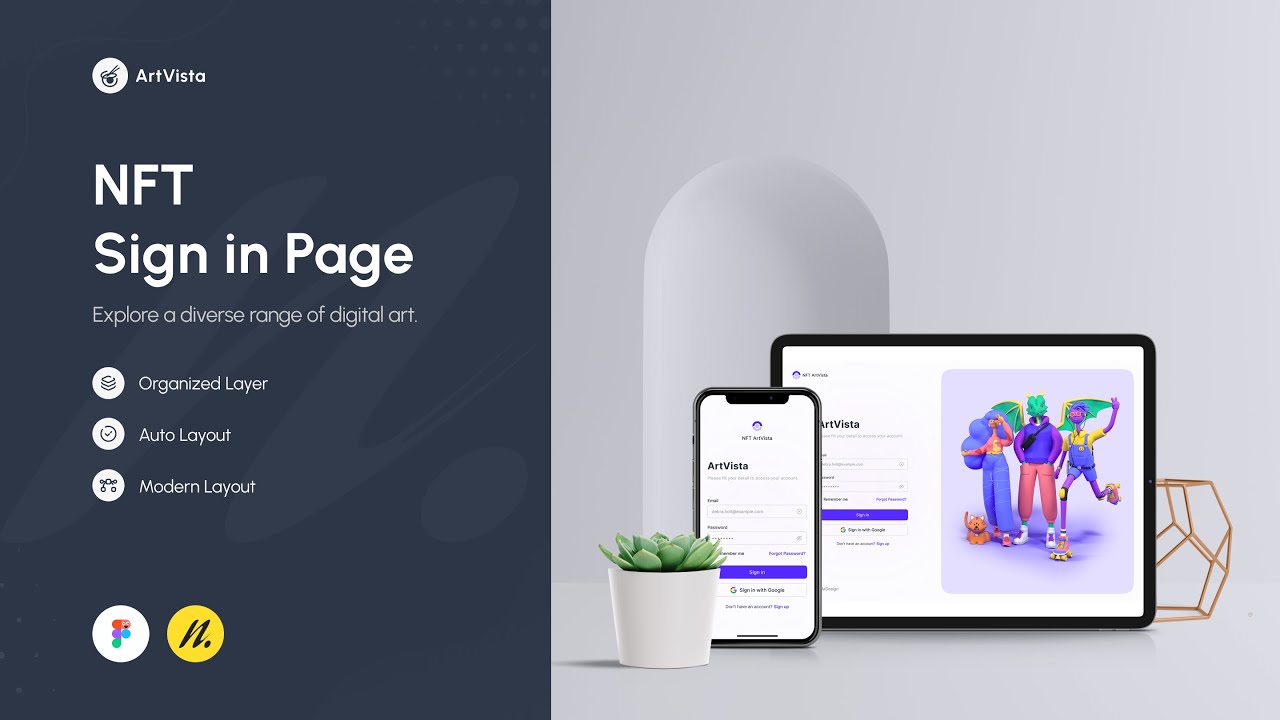 UI Design a Responsive Sign in Page - UI Speed Design | Week - 22 - YouTube