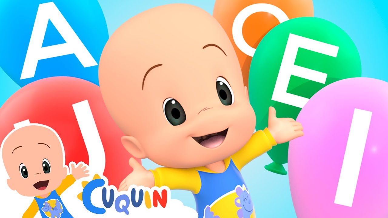Learn the Vowels with Cuquin's balloons | Educational videos - YouTube