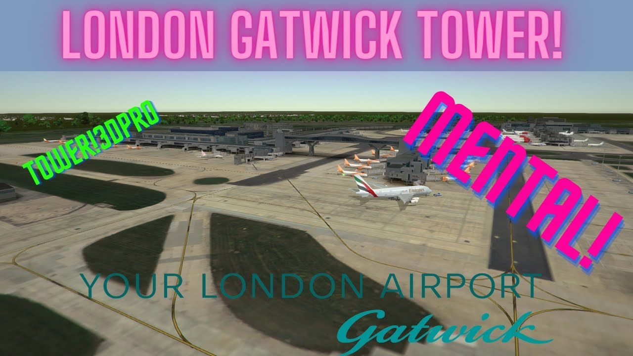 London Gatwick Crazy ATC TRAFFIC!!!! (EGKK) - YouTube