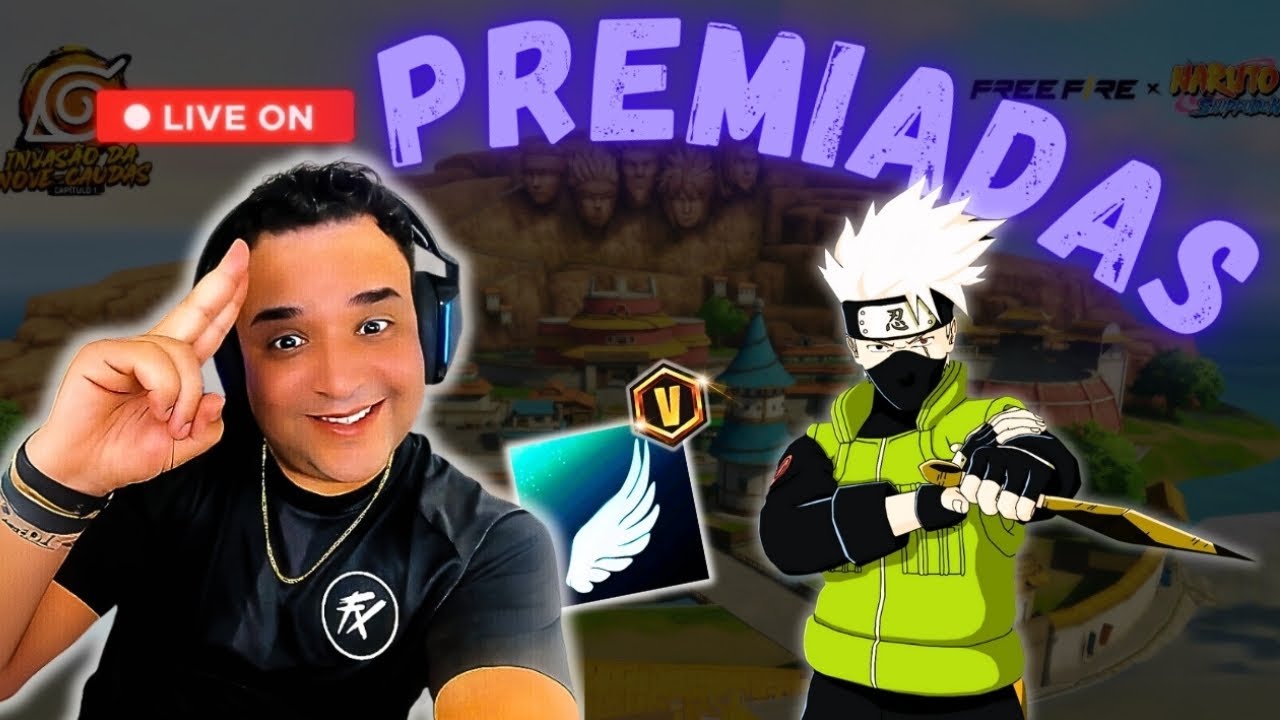 🔴DIGUIN DO PUNHO E OBITO💜FF AOVIVO💜CHICAO_GG💜#freefire #garenafreefire ...