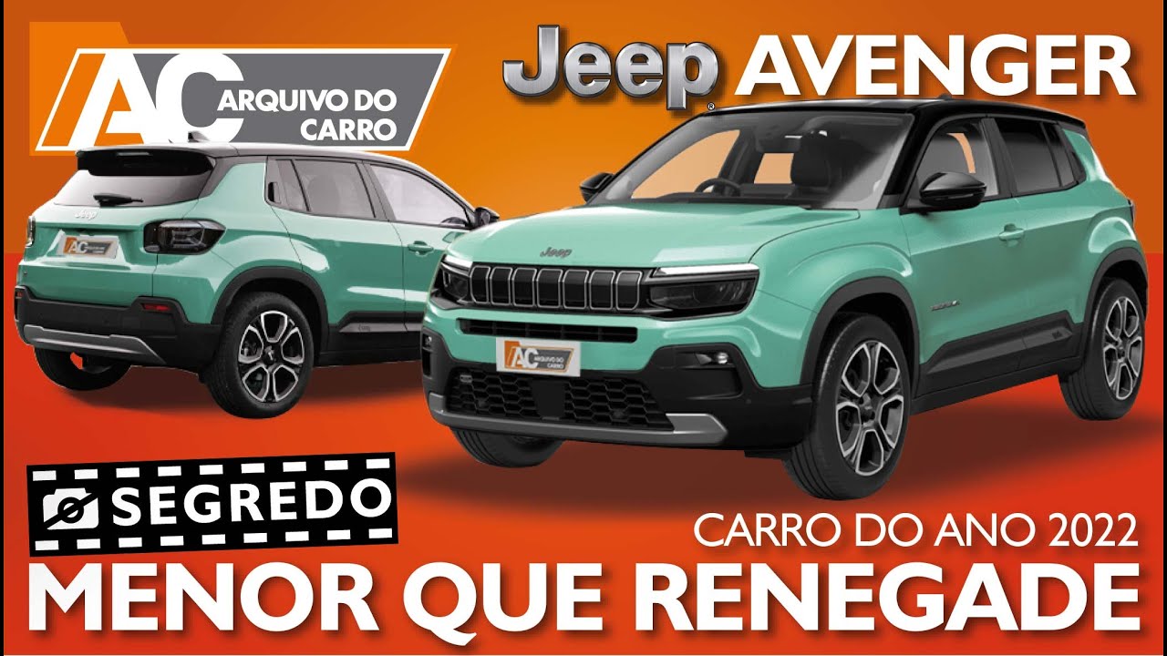NOVO JEEP BRASILEIRO: JEEP AVENGER – MENOR E MAIS BARATO QUE RENEGADE É ...