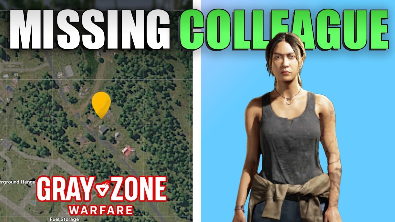 Missing Colleague Task Guide with Map in Gray Zone Warfare - YouTube