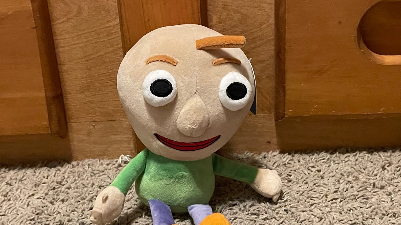 Baldi makeship plush review - YouTube