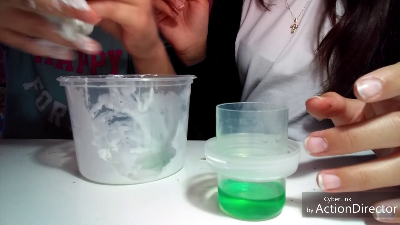 Φτιαχνοντας Slime με μονο δυο υλικα👌 - YouTube