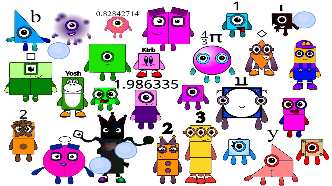 Numberblocks Ballers The Ferocious Fifty Fives!! but 55 is real - YouTube