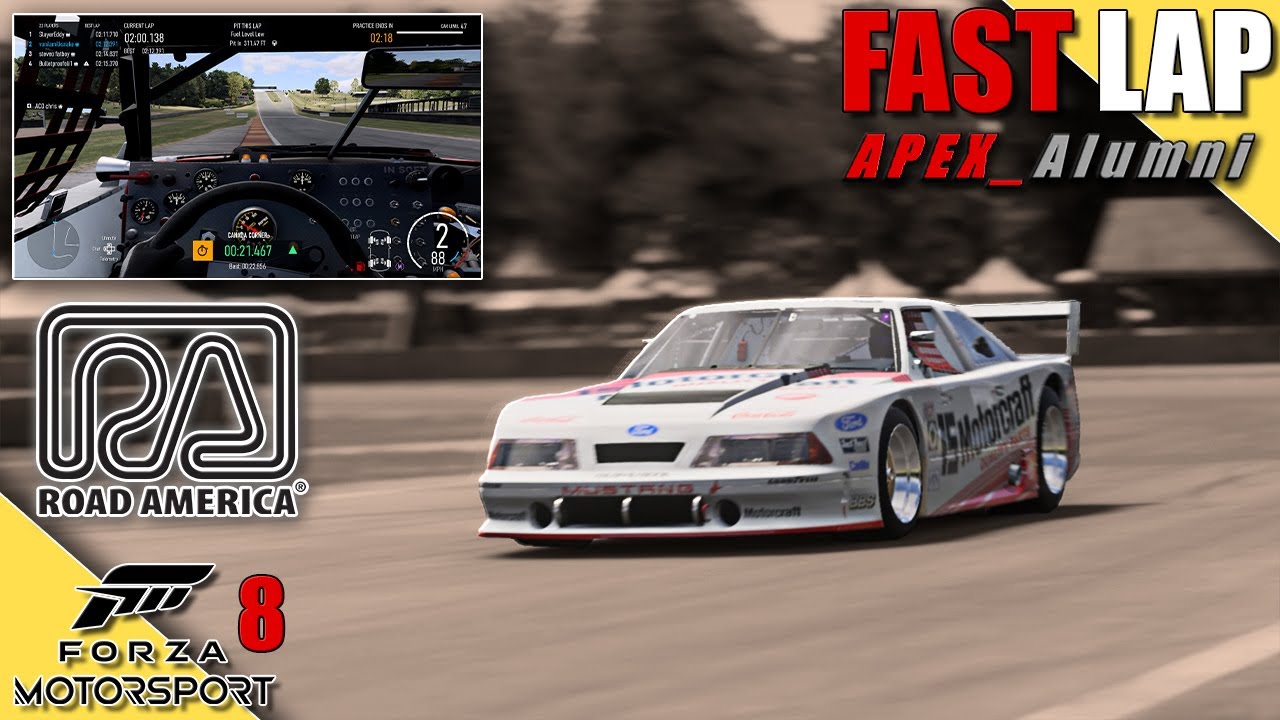 #Road15 Roush Mustang FAST LAP Road America- Forza Motorsport #Racing # ...
