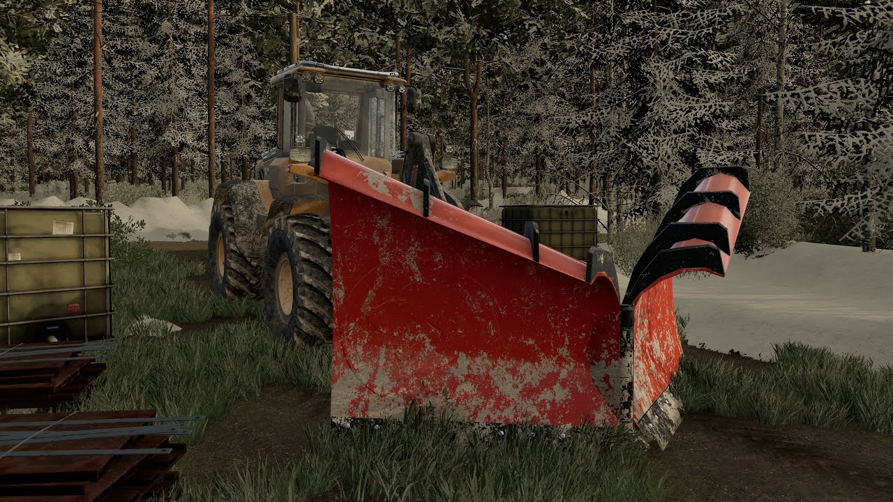 Opening more logging roads with the L90F | FS22 - YouTube