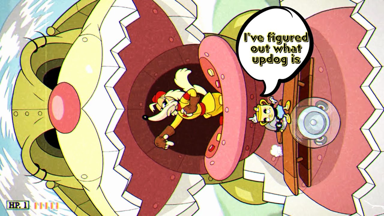 What is the Dog doing seriously (Cuphead DLC Part 2) - YouTube