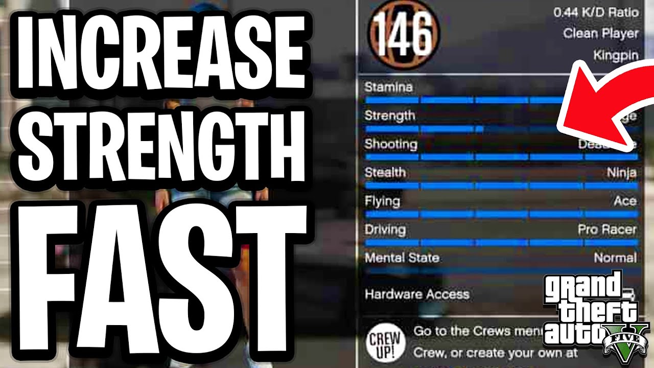 How To Increase Strength In GTA 5 Online - Full Guide - YouTube