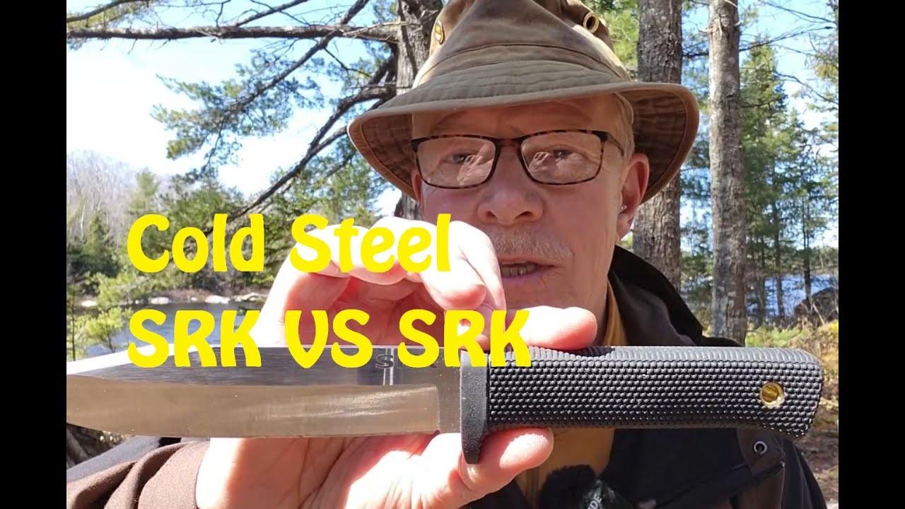 Cold Steel SRK SK5 VS Cold Steel SRK 3V - YouTube