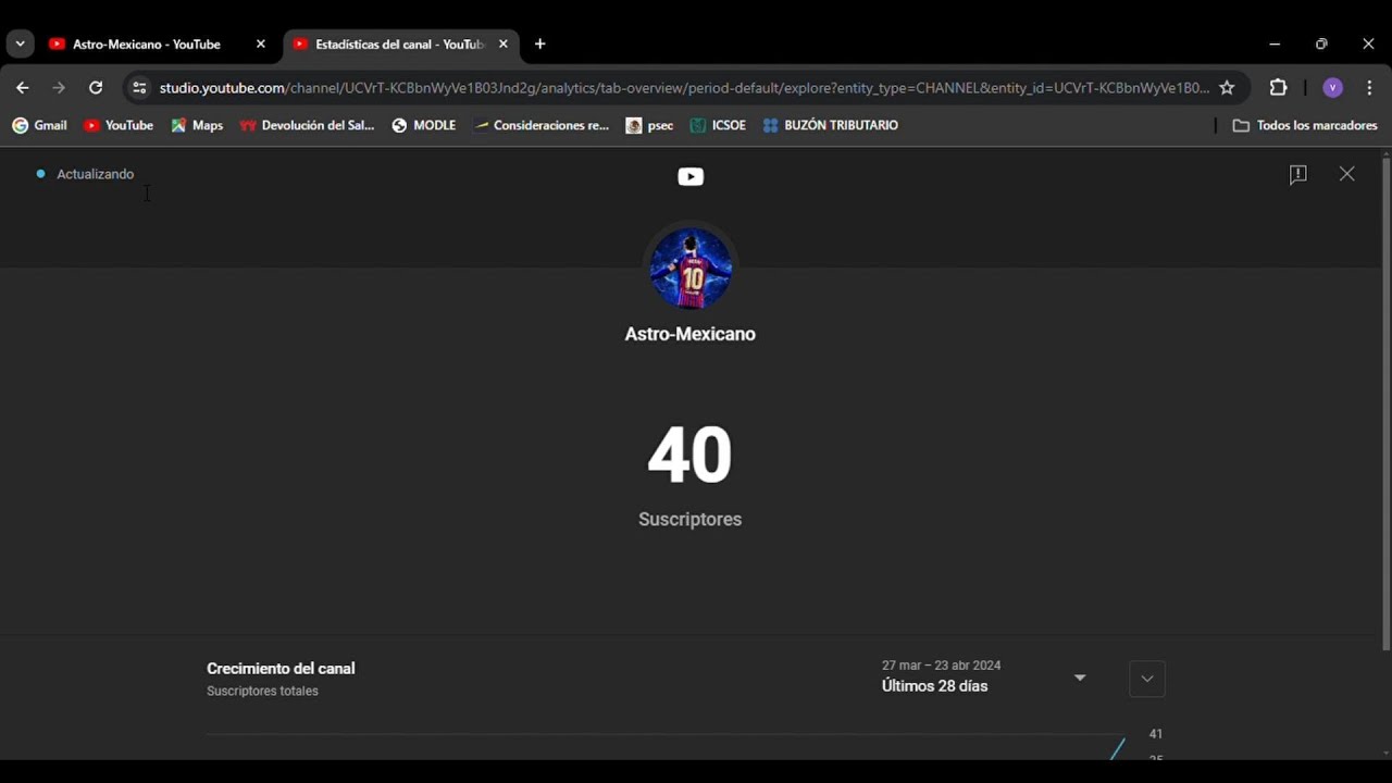 MUCHAS GRACIAS POR LOS 40 SUBS - YouTube