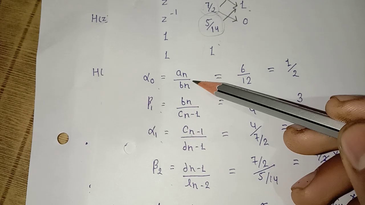 Ladder structure part -2 Digital signal processing - YouTube